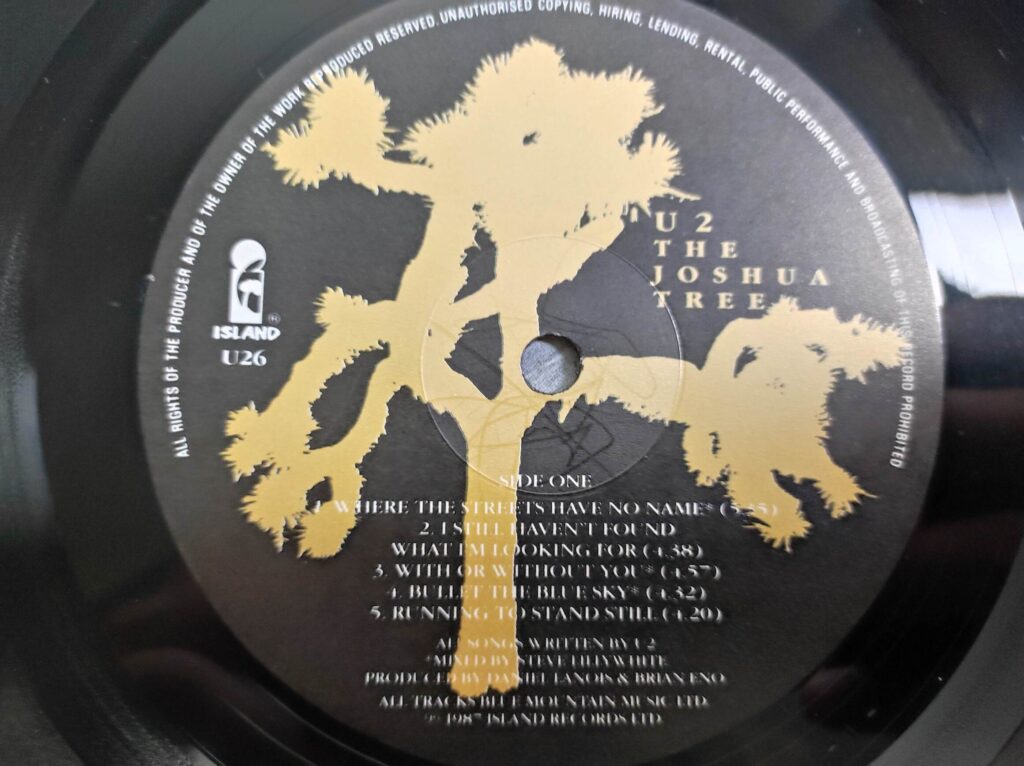 U2 – The Joshua Tree - Vinyl.ge - მუსიკალური ვინილები (ფირფიტები)