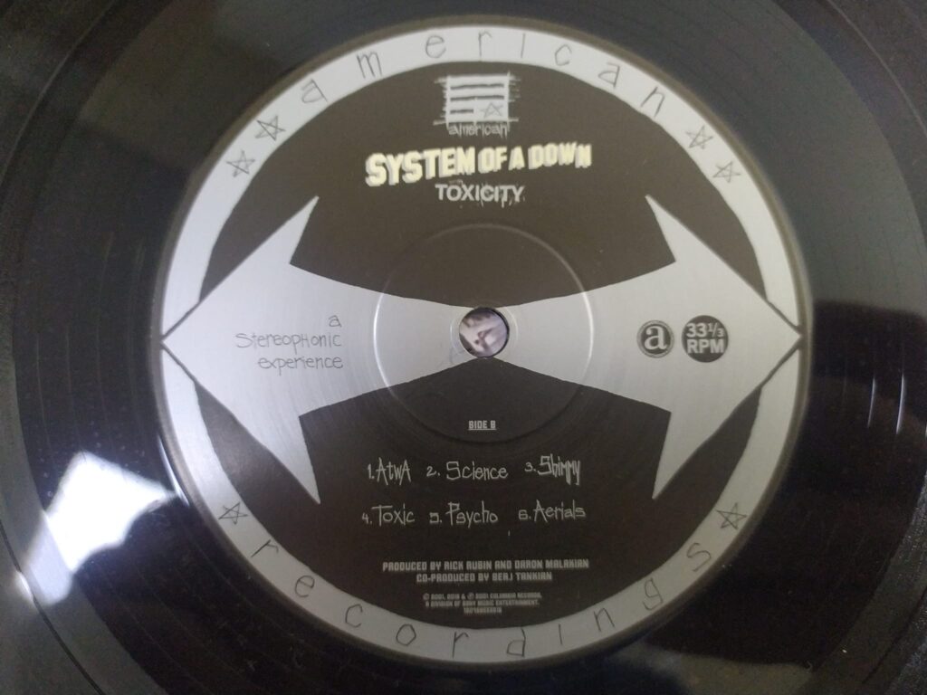 System of Down - Toxicity - Vinyl.ge - მუსიკალური ვინილები (ფირფიტები)