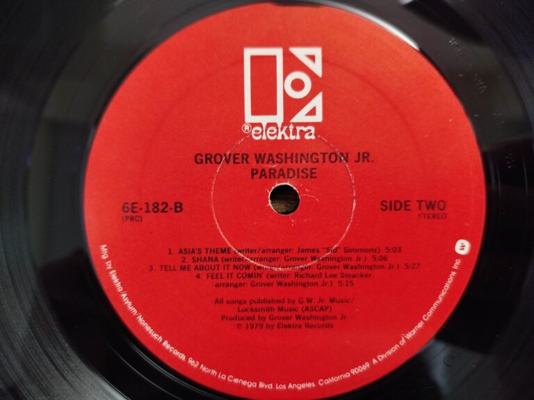 Grover Washington Jr. - Paradise - Vinyl.ge - მუსიკალური ვინილები ...