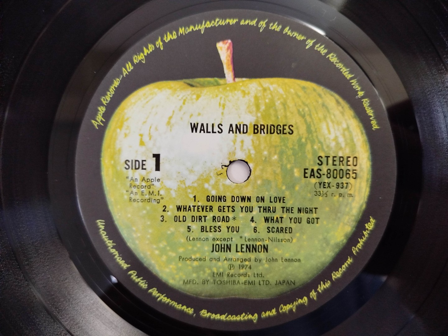 John Lennon - Walls And Bridges (JP) - Vinyl.ge - მუსიკალური ვინილები ...