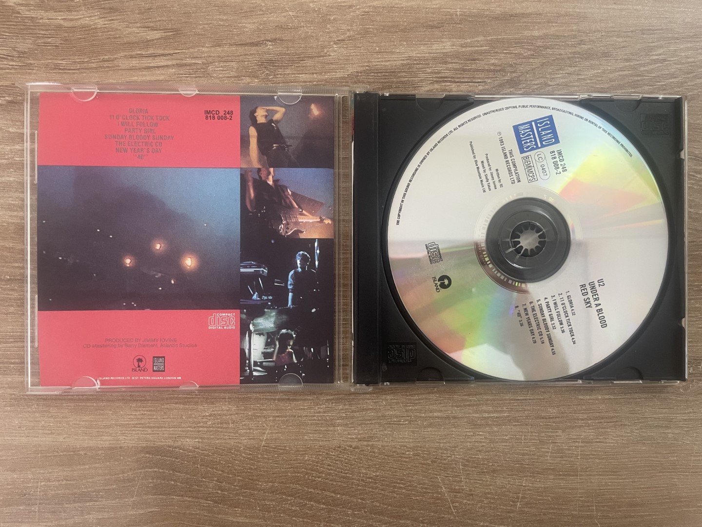 U2 - Live "Under A Blood Red Sky" (CD) - Vinyl.ge - მუსიკალური ვინილები ...
