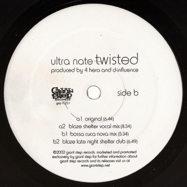 Ultra Naté - Twisted (House, Deep House) - Vinyl.ge - მუსიკალური ...